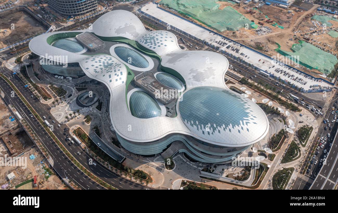 Haikou International Duty Free City which is the world's largest single ...