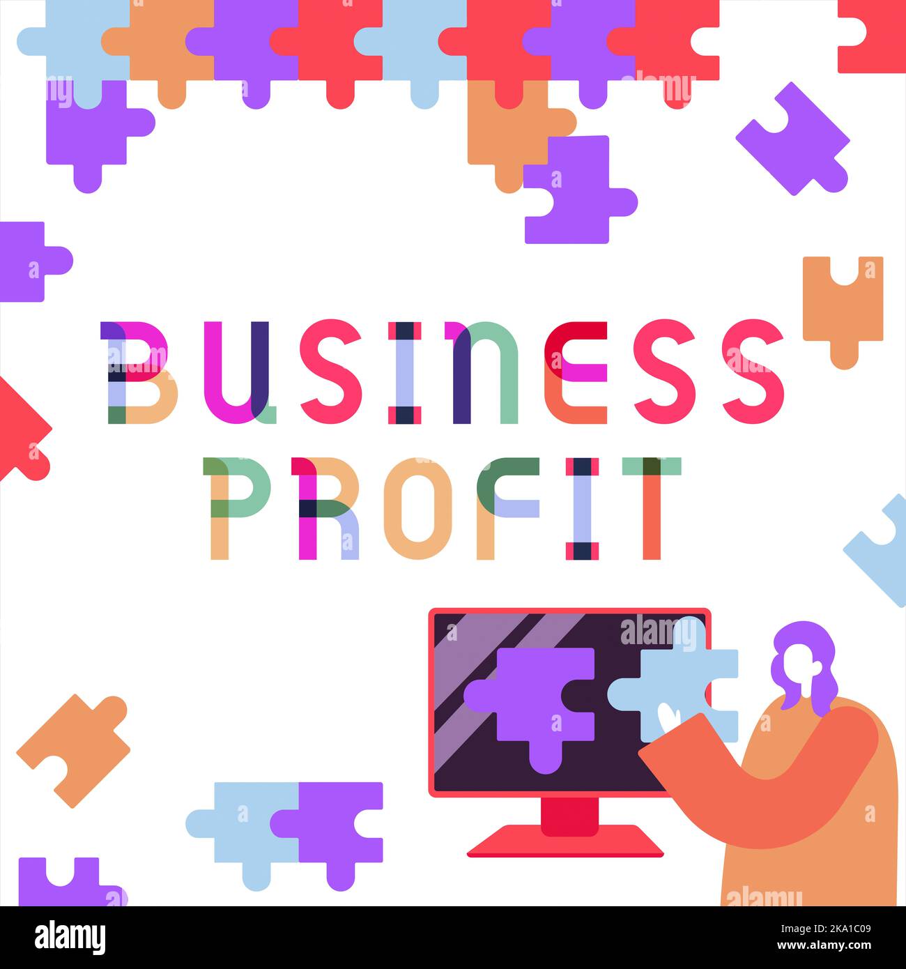 Sign displaying Business Profit. Concept meaning the act of looking for ...