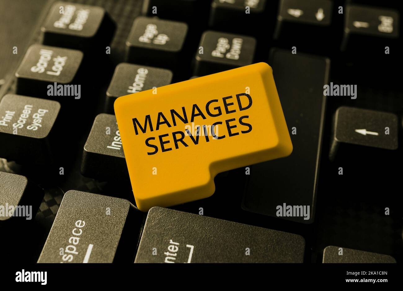 Sign displaying Managed Services. Internet Concept estimated amount of ...