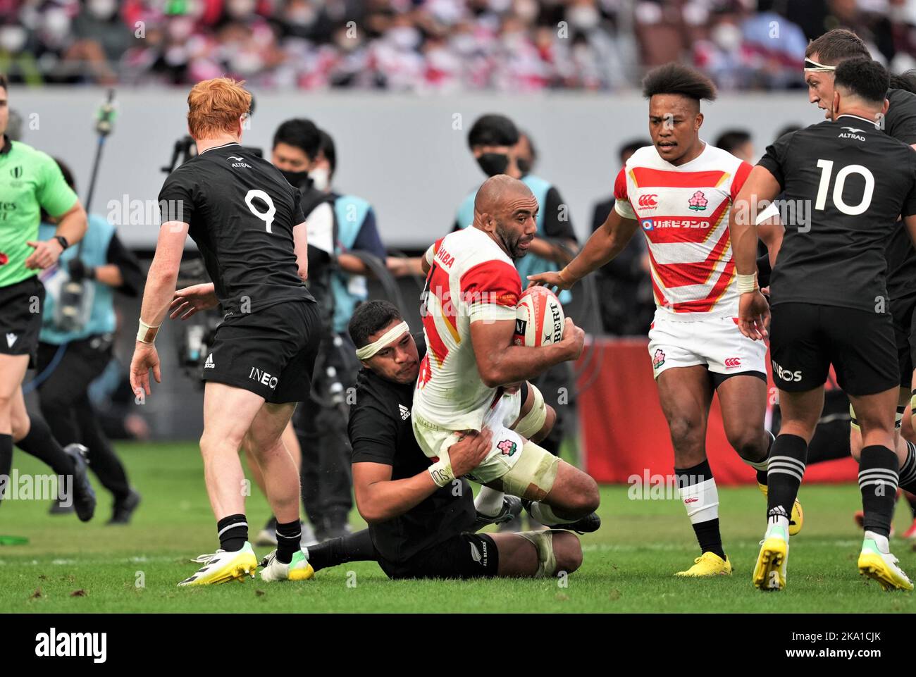Japan's Michael Leitch during the rugby test match between Japan and ...