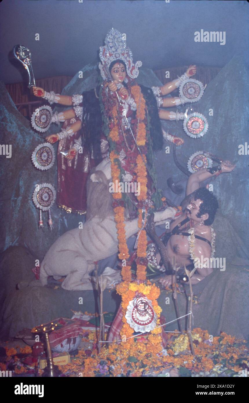 Durga Puja celebrates the victory of the goddess Durga over the demon ...