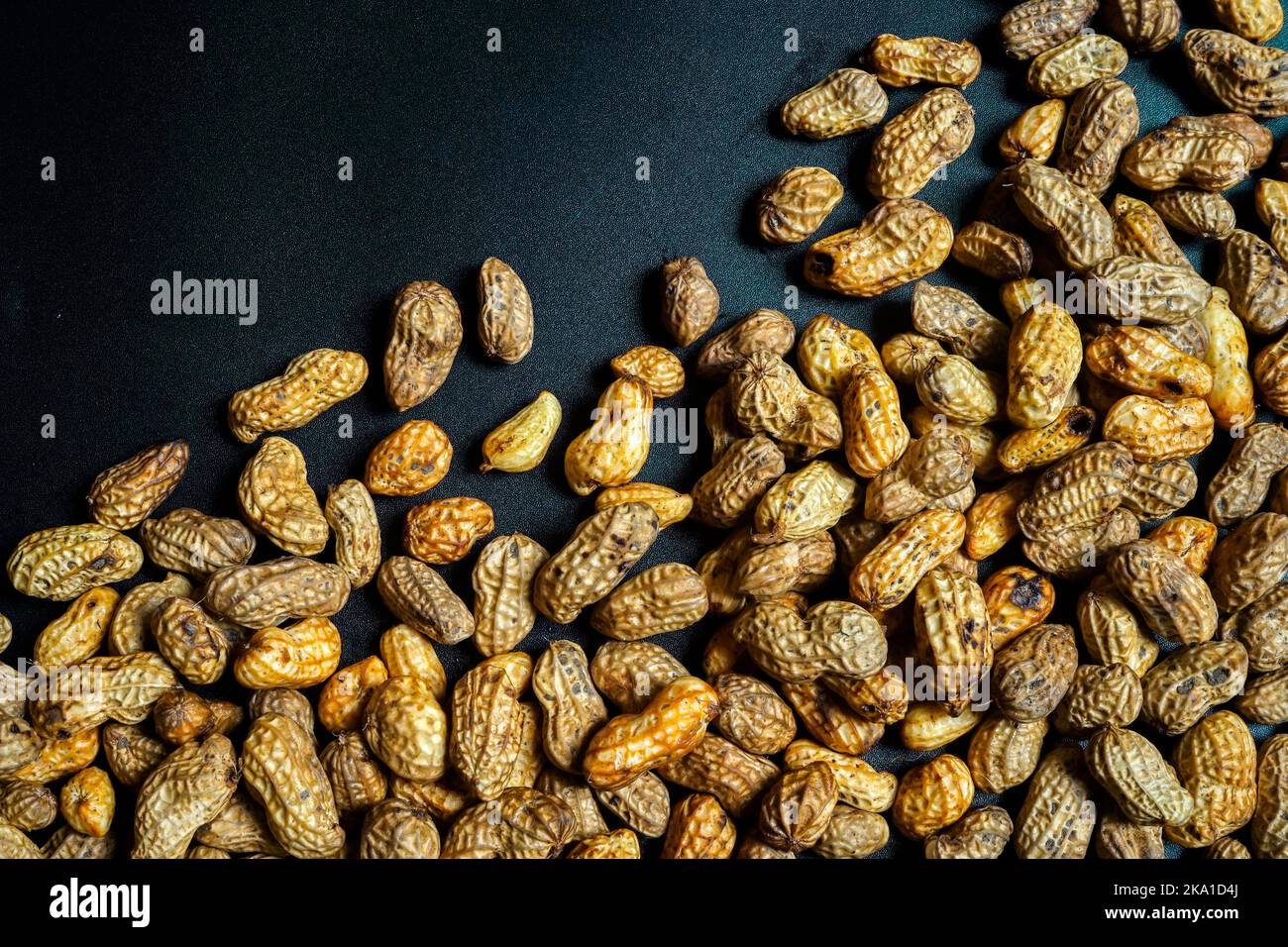 Peanut in a shell texture with space for texts. food background of ...