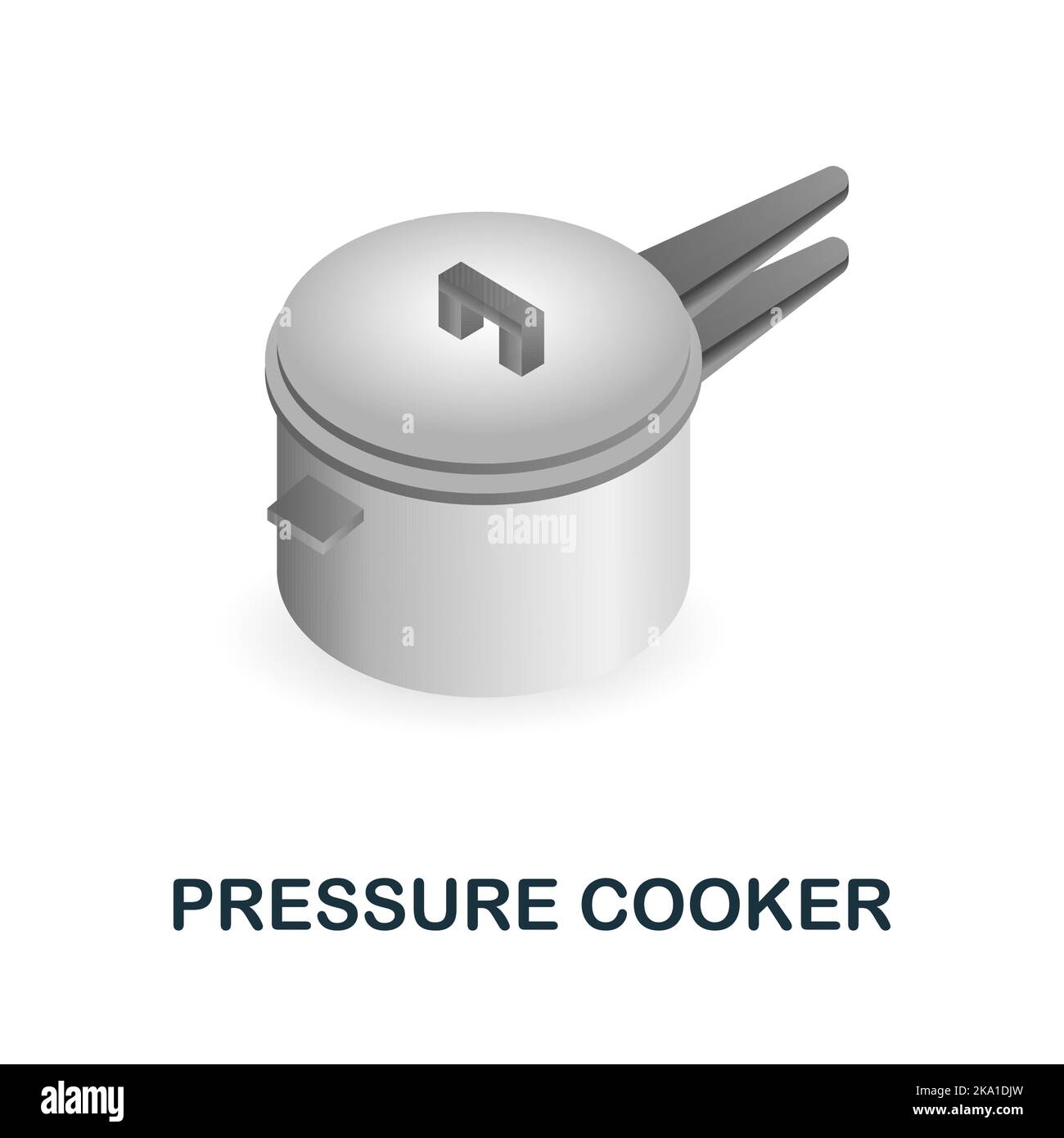Pressure Cooker icon. 3d illustration from kitchen supplies collection ...