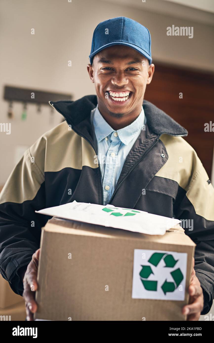 Our priority is getting your parcel delivered safe and sound. Portrait ...