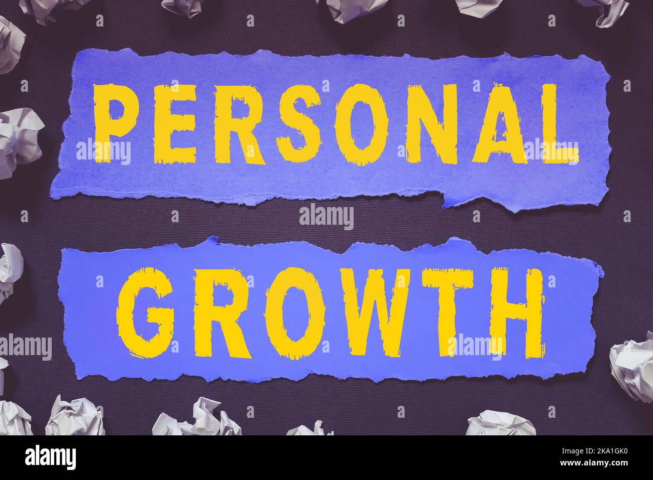 Sign displaying Personal Growth. Internet Concept a longterm process ...