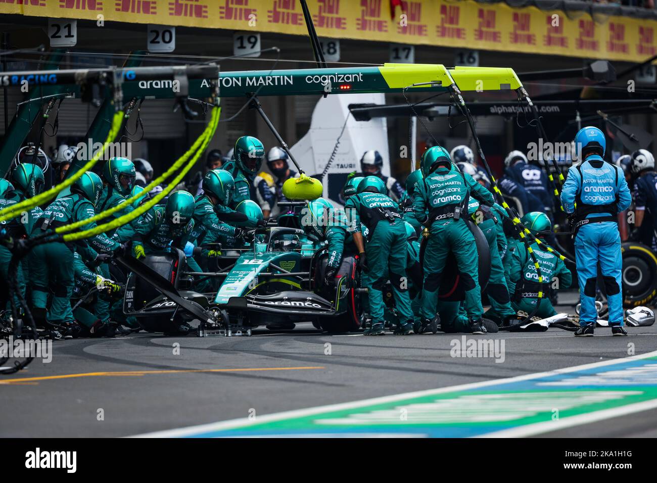 18 STROLL Lance (can), Aston Martin F1 Team AMR22, action during the Formula 1 Grand Premio de ...