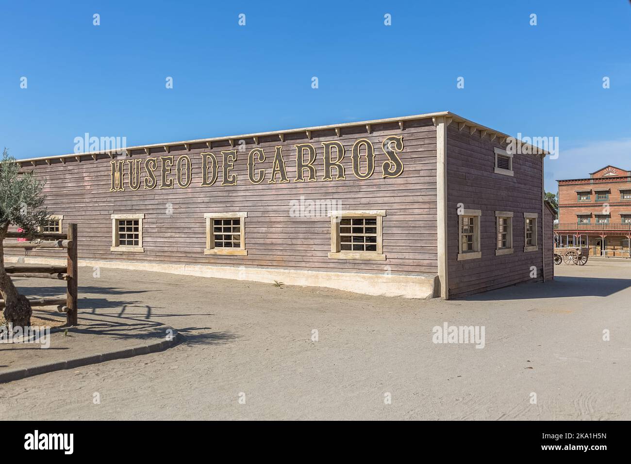 Alméria Spain - 09 15 2021: View at the Oasys - Mini Hollywood, a ...