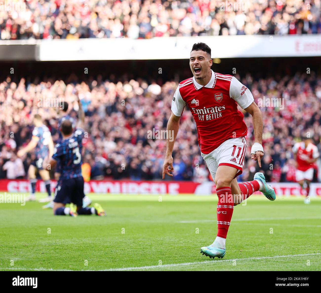 Gabriel martinelli celebrates hi-res stock photography and images - Alamy