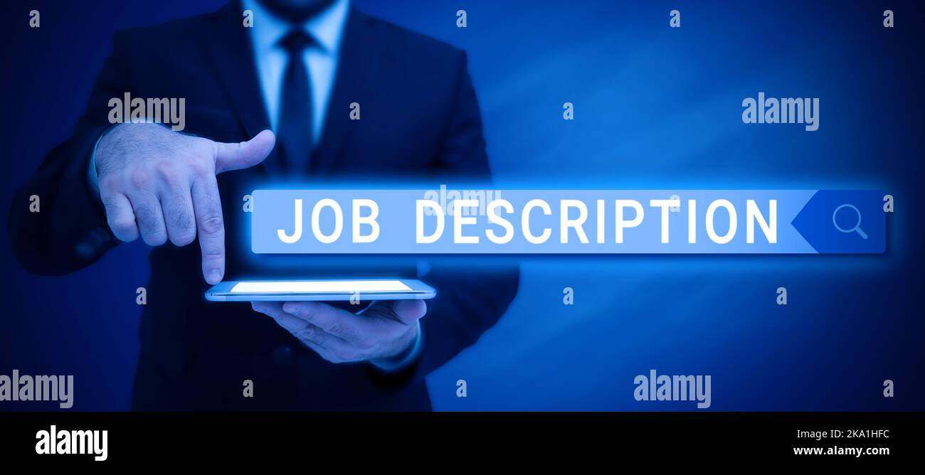 Writing displaying text Job Description. Word Written on written ... Writing displaying text Job Description. Word Written on written ...