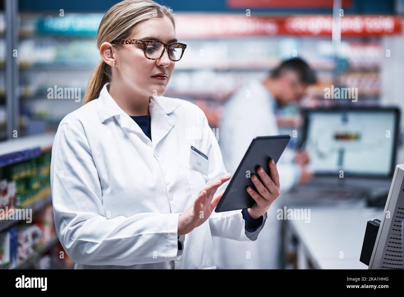Introducing digital technology into their dispensary processes. a young ...