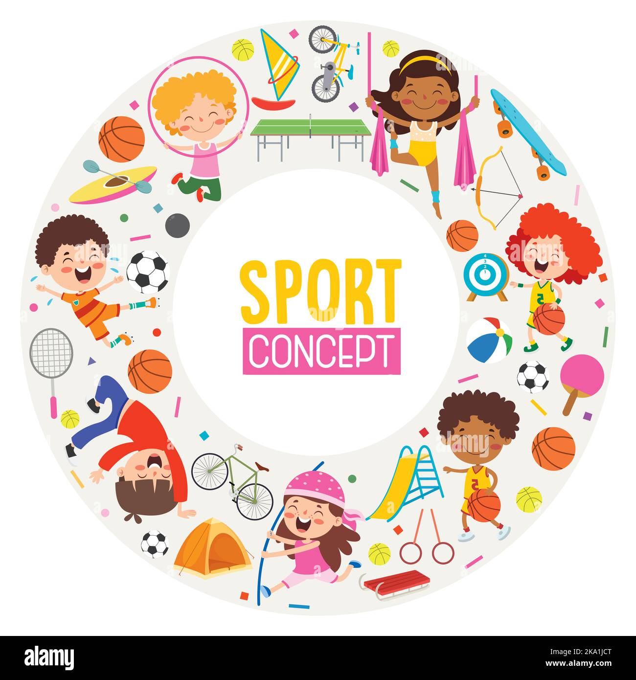 Kids playing rugby Stock Vector Images - Alamy