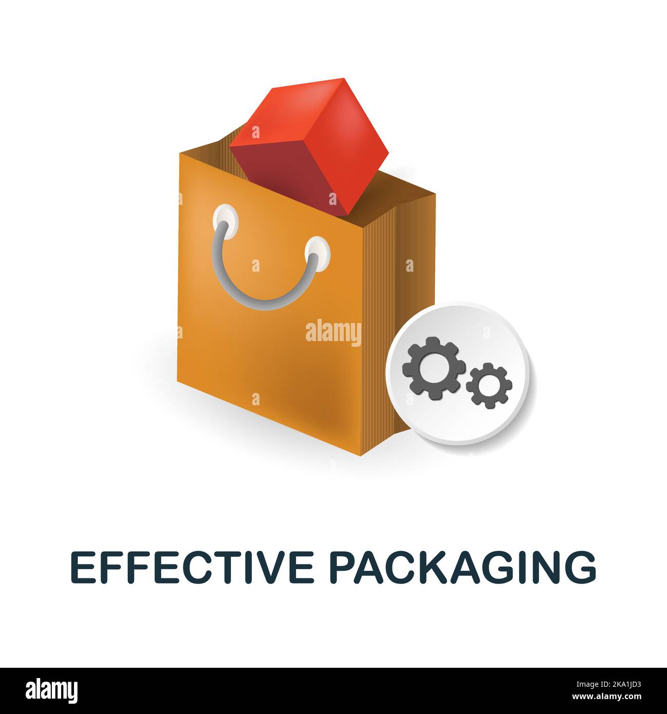 Effective Packaging icon. 3d illustration from neuromarketing ...