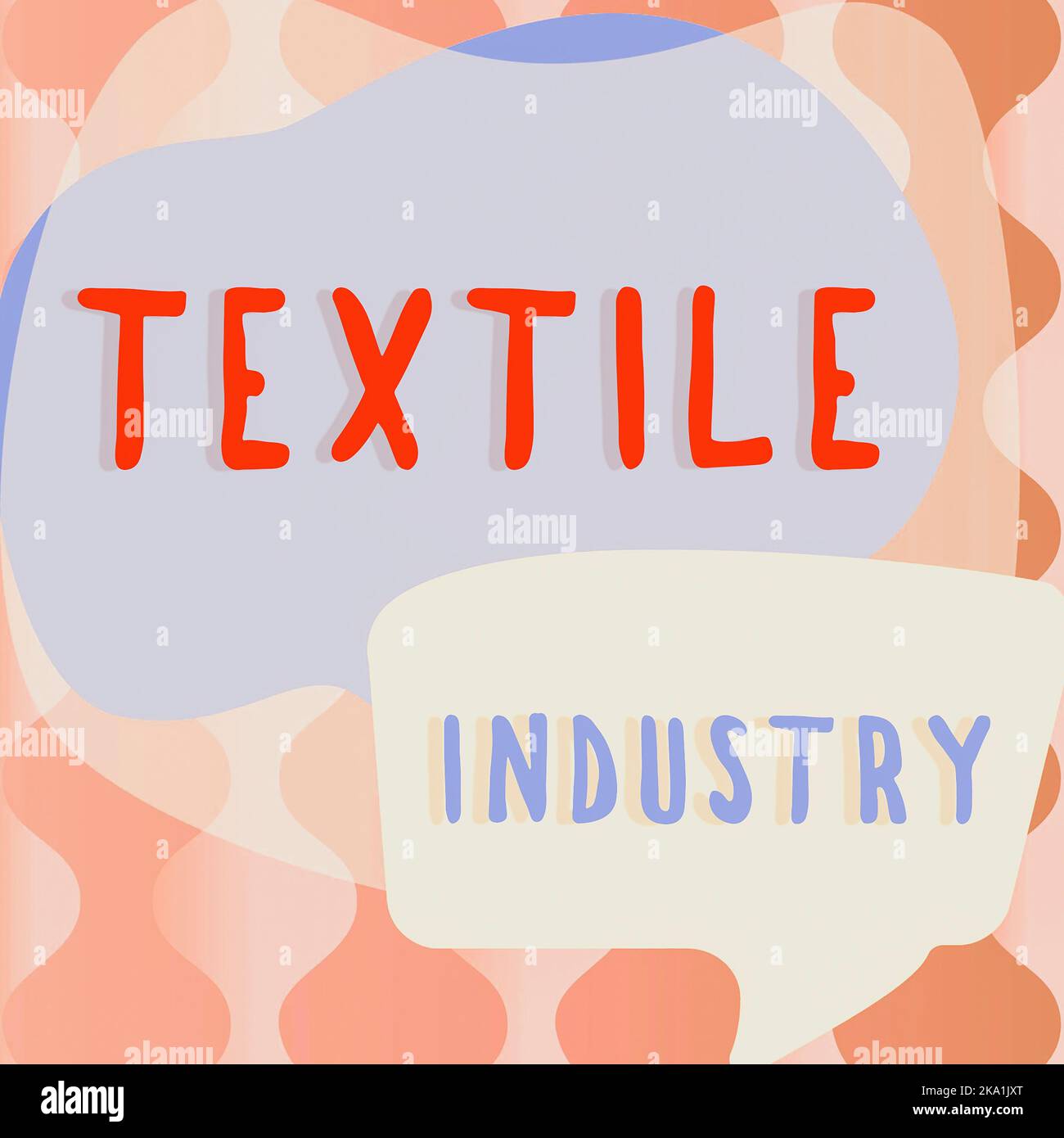 Hand writing sign Textile Industry. Word Written on showing who promise ...