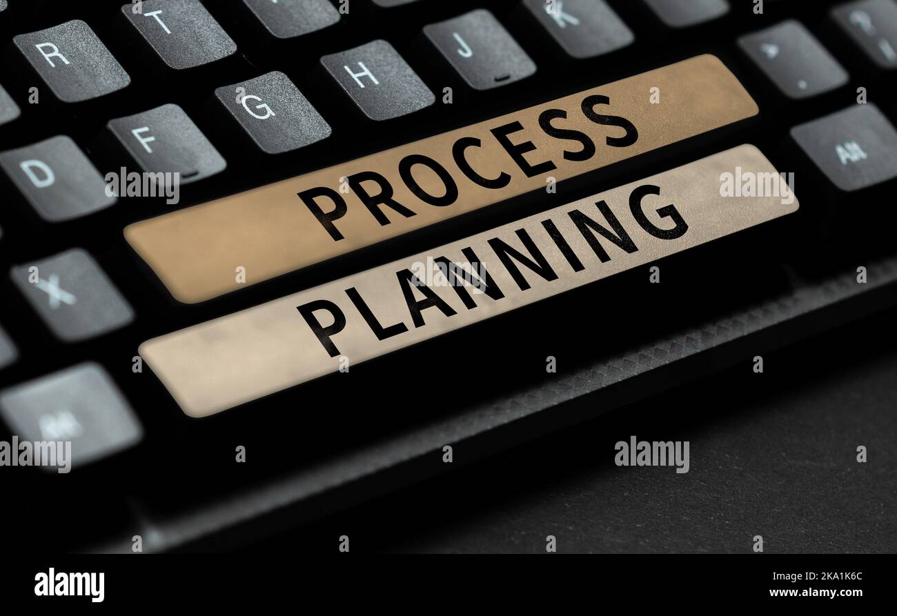Conceptual display Process Planning. Word for the development of goals ...