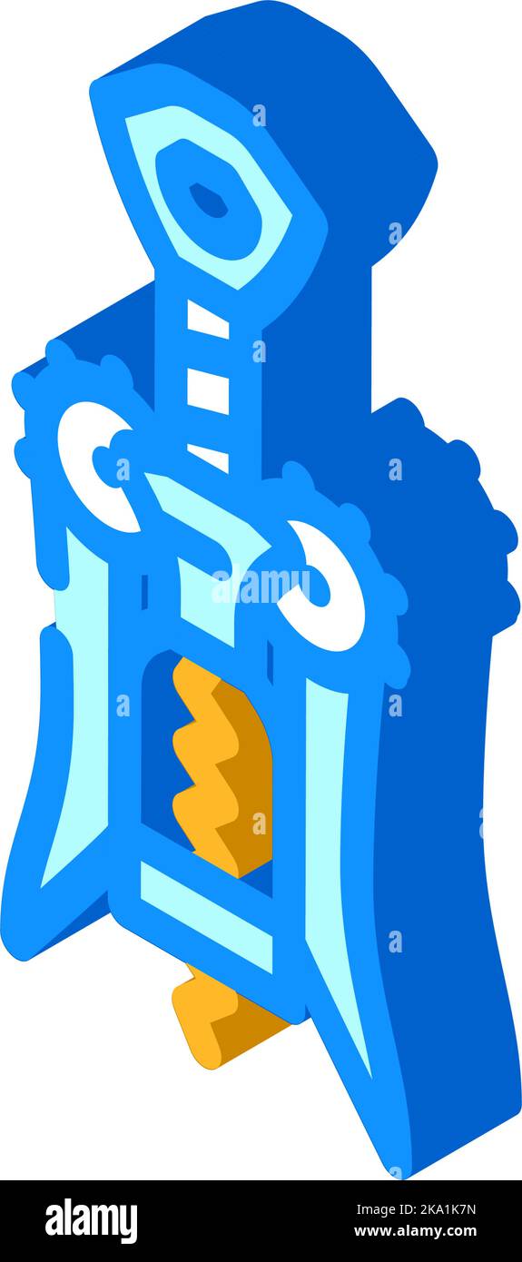corkscrew hand wine isometric icon vector illustration Stock Vector ...