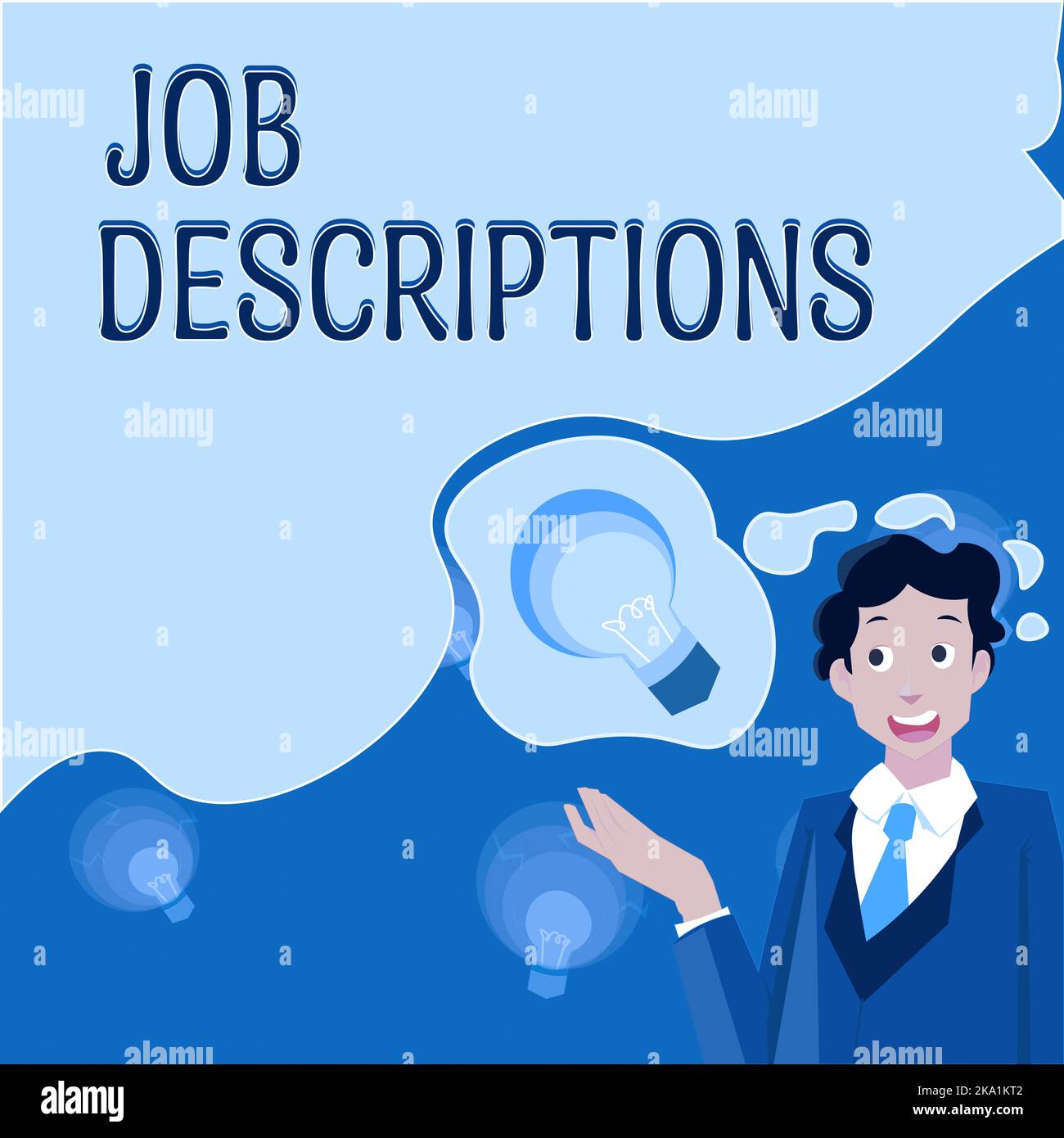 Sign displaying Job Descriptions. Internet Concept difficulties in ...