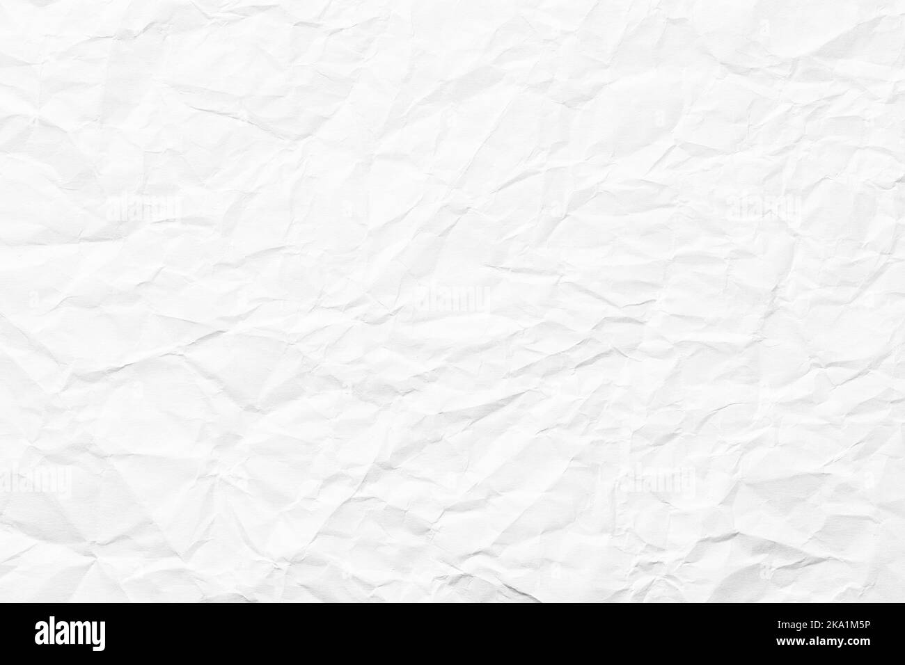 white page with copy space as background, crumpled note paper texture ...