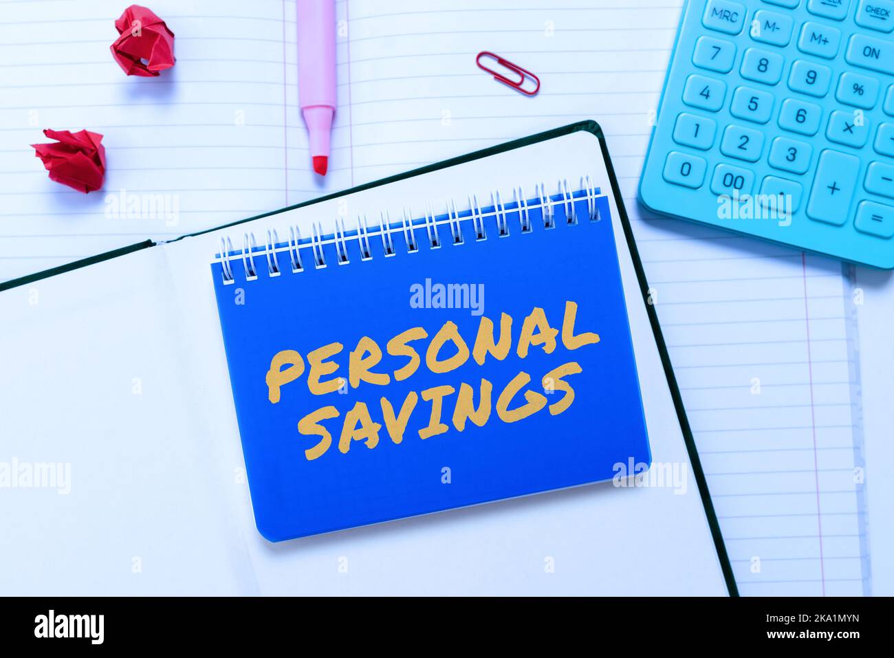 Text sign showing Personal Savings. Internet Concept A method of ...