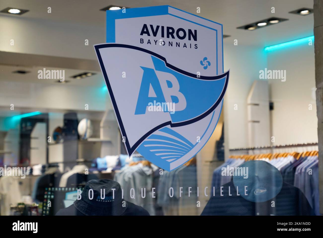 Bayonne , Aquitaine France - 09 10 2022 : Aviron Bayonnais logo brand ...