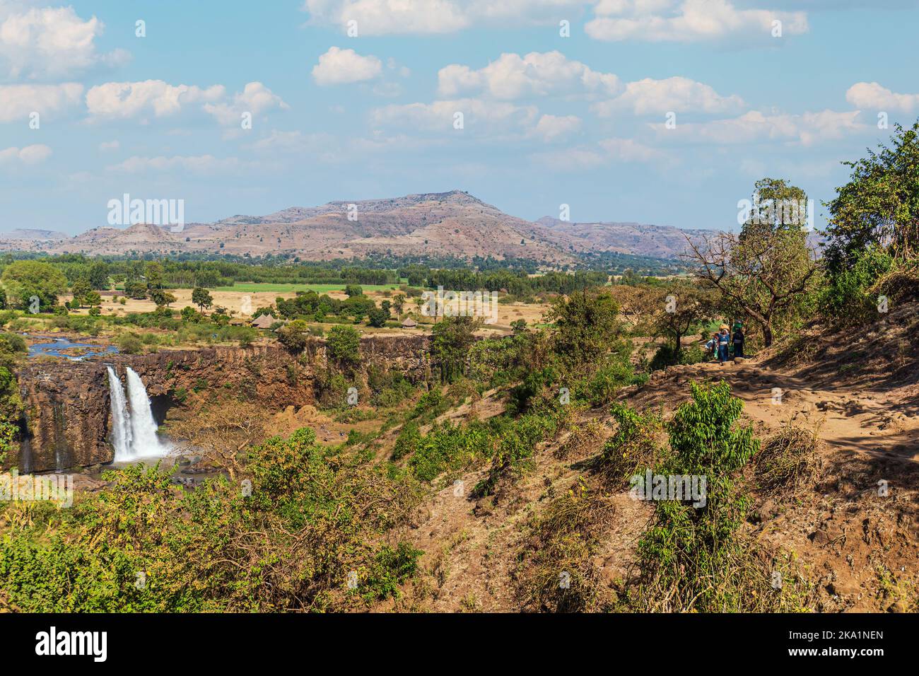 Blue Nile waterfalls, Bahar Dar, Ethiopia Stock Photo - Alamy