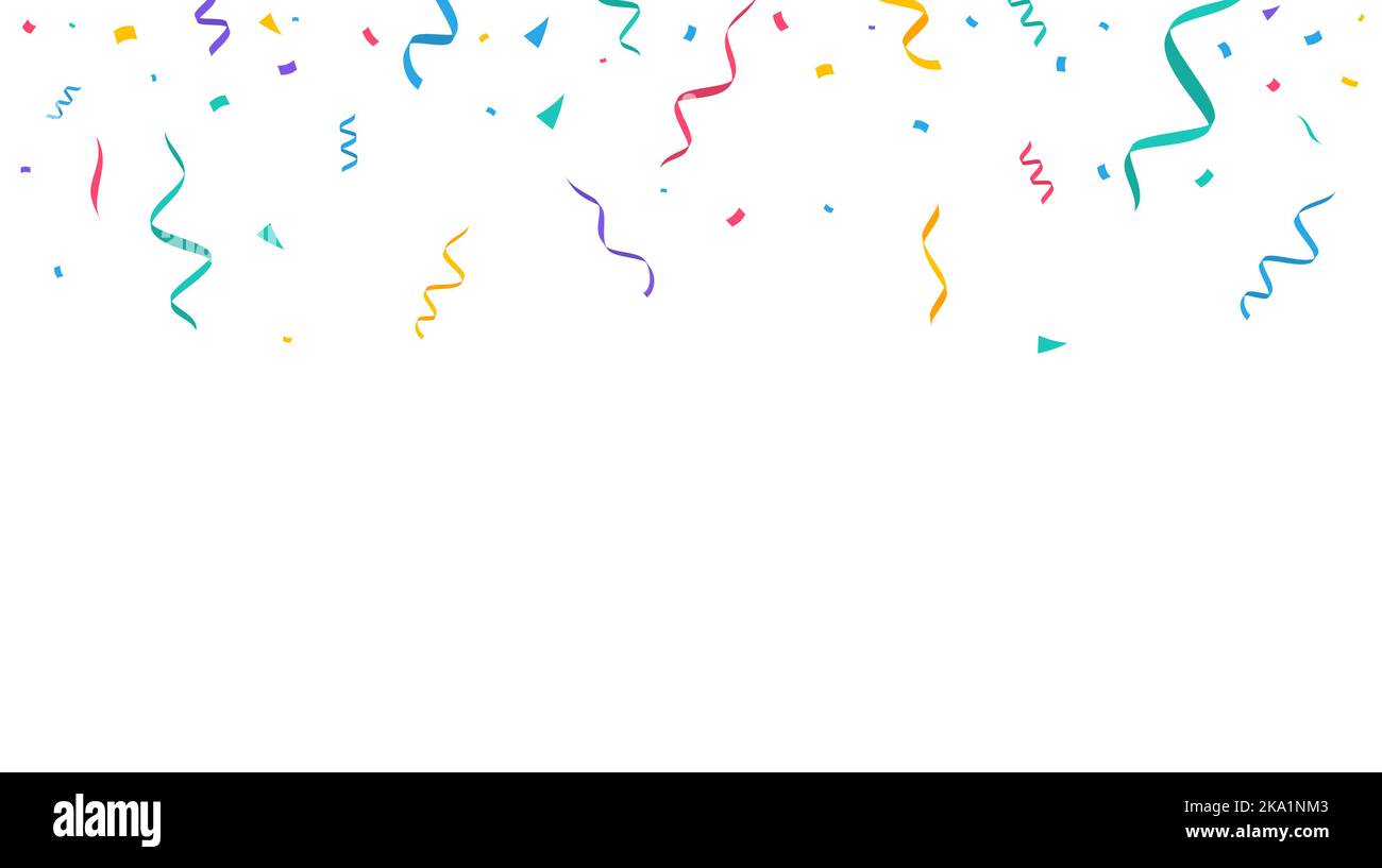 Confetti background. Festive backdrop. Party design with colorful ...