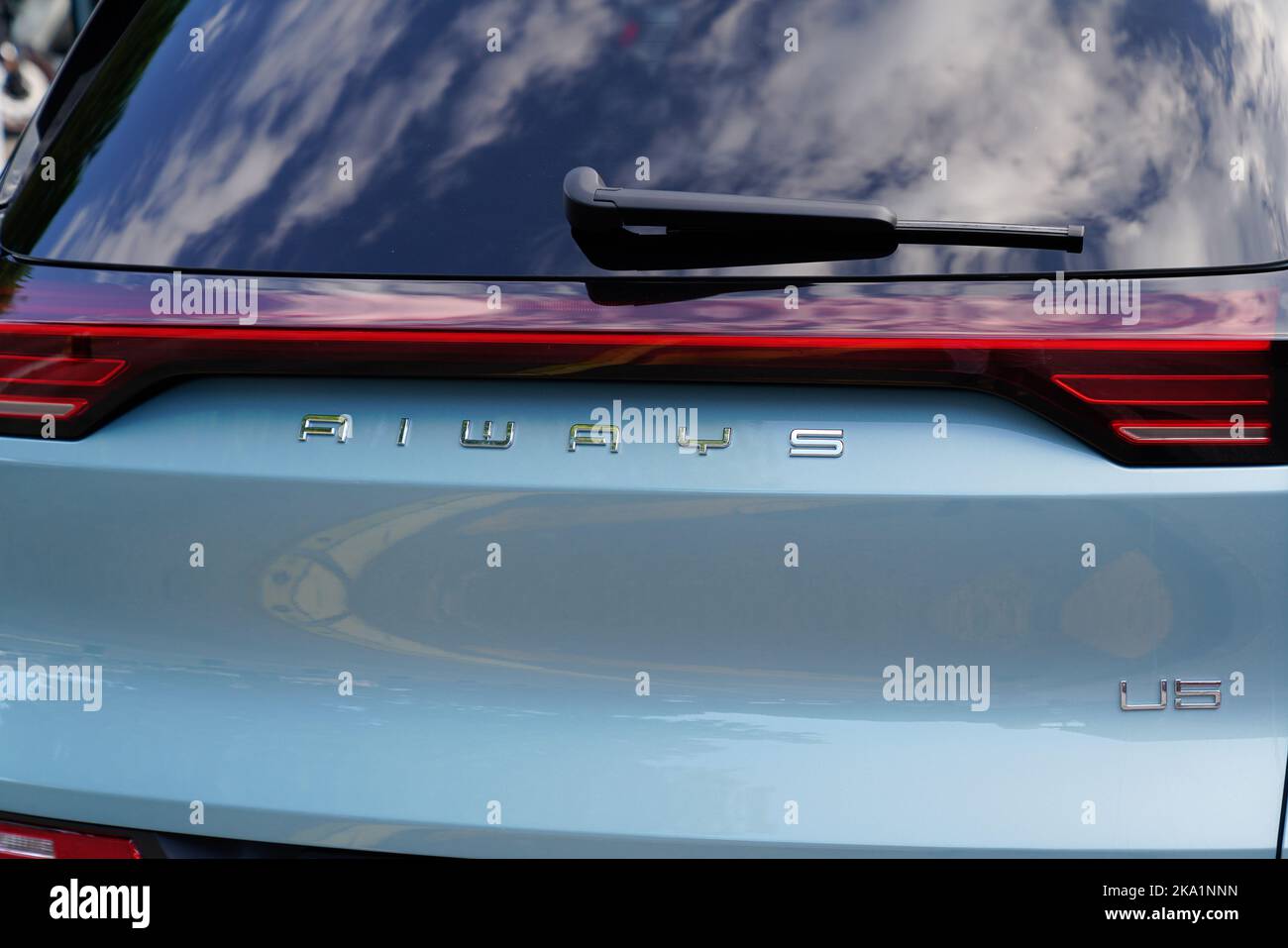 Bordeaux , Aquitaine France - 09 27 2022 : Aiways U5 electric vehicle ...