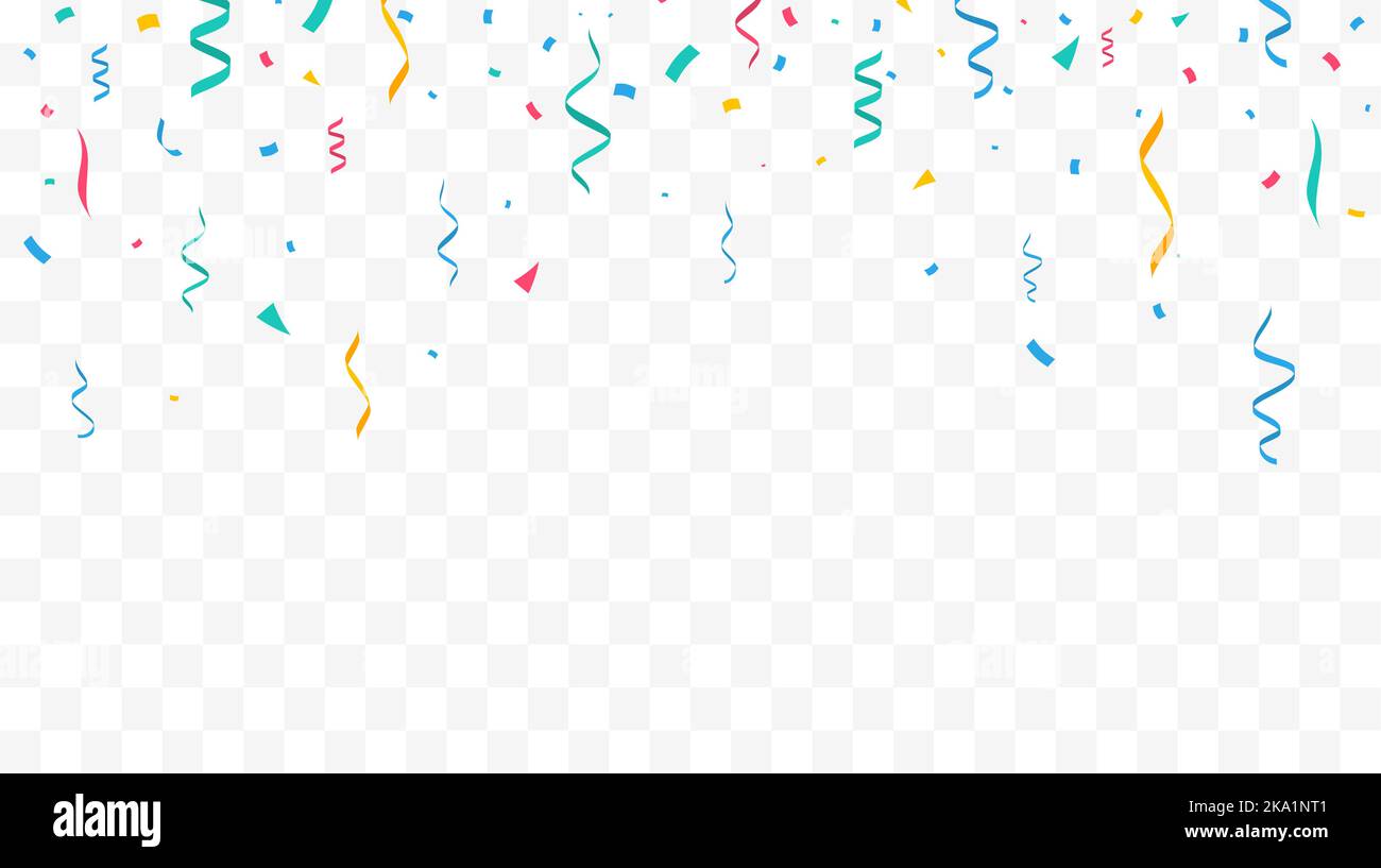 Confetti background. Festive backdrop. Party design with colorful ...