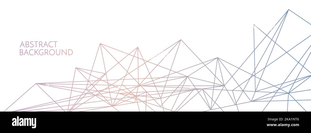 Connection background. Network concept with dots and lines. Vector ...