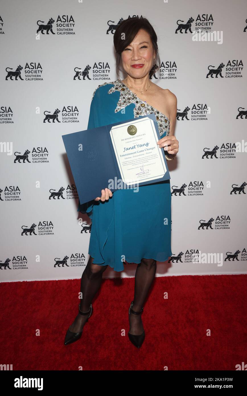 Los Angeles, California, USA. 30th Oct, 2022. Janet Wang. Asia Society Of Southern California's ...