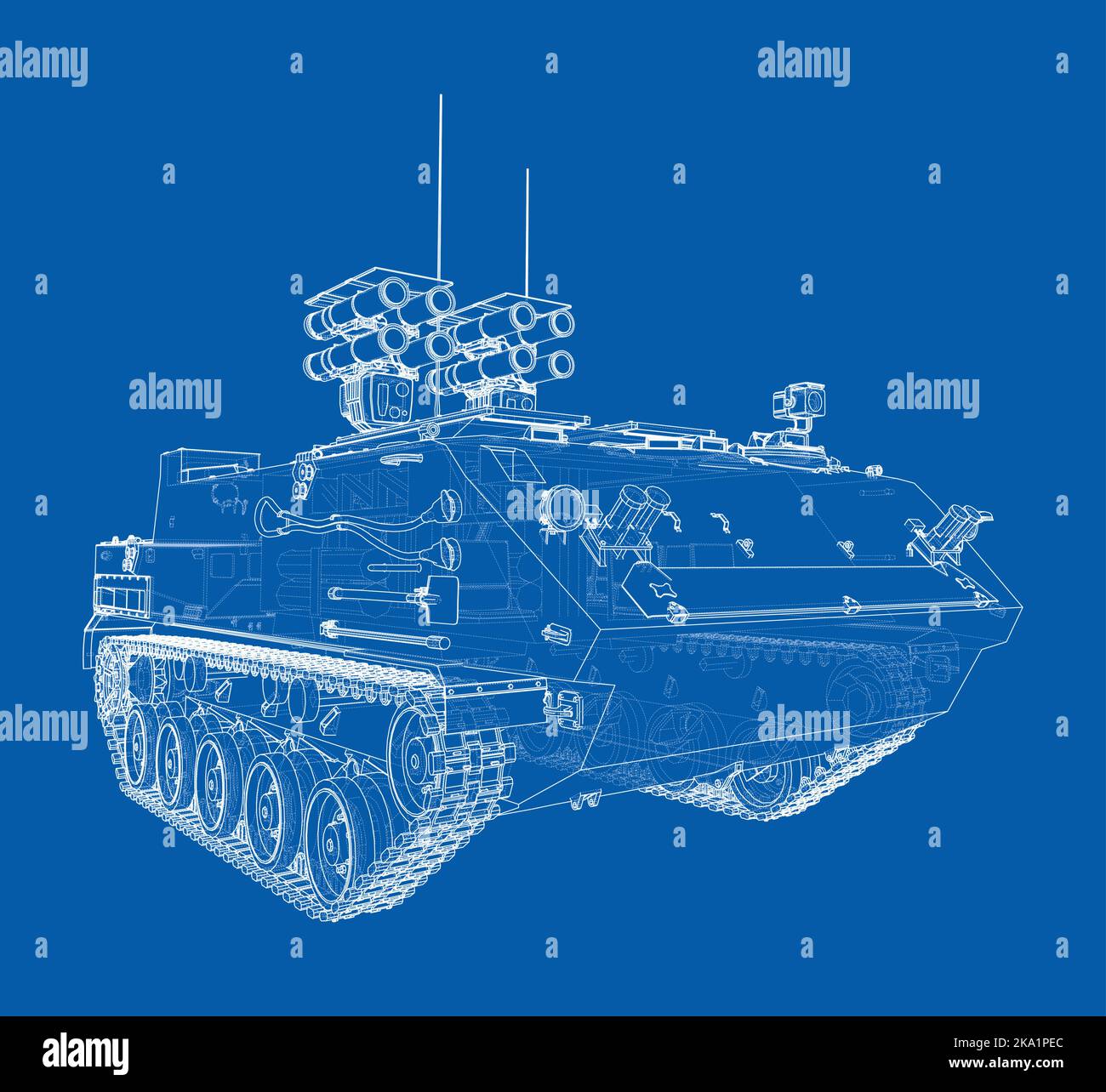 Anti-tank armored car. Vector Stock Vector Image & Art - Alamy