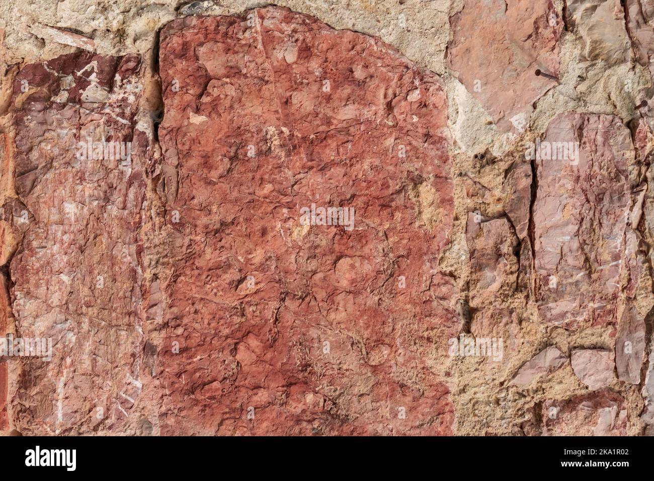 Stone brown aged wall background. Abstract view. Weathered texture ...