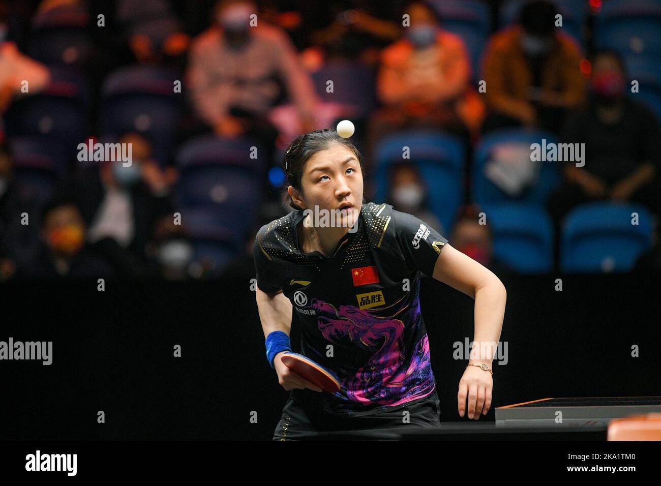 Chinese table tennis player Chen Meng defeated Chinese-born table tennis player representing ...