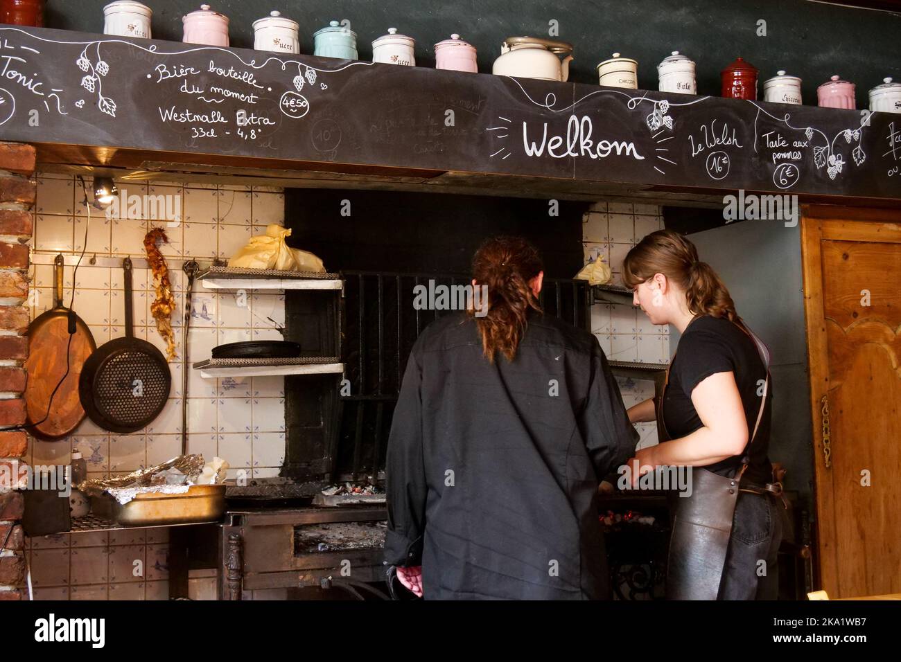 Estaminet, Hondeghem, Nord, Hauts-de-France, France Stock Photo - Alamy