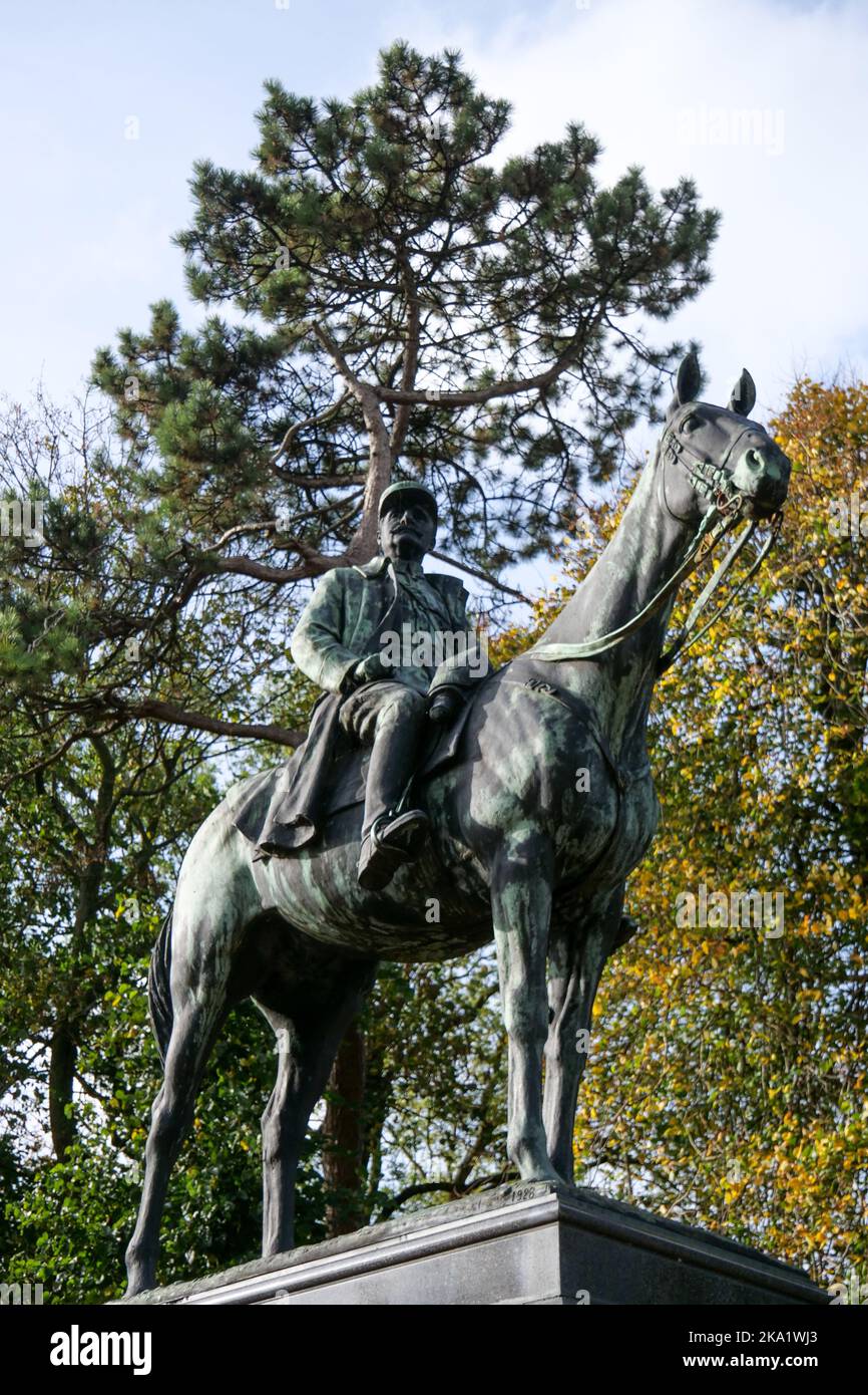 Statue of French general Ferdinand Foch, Cassel Mount, Cassel, Nord ...
