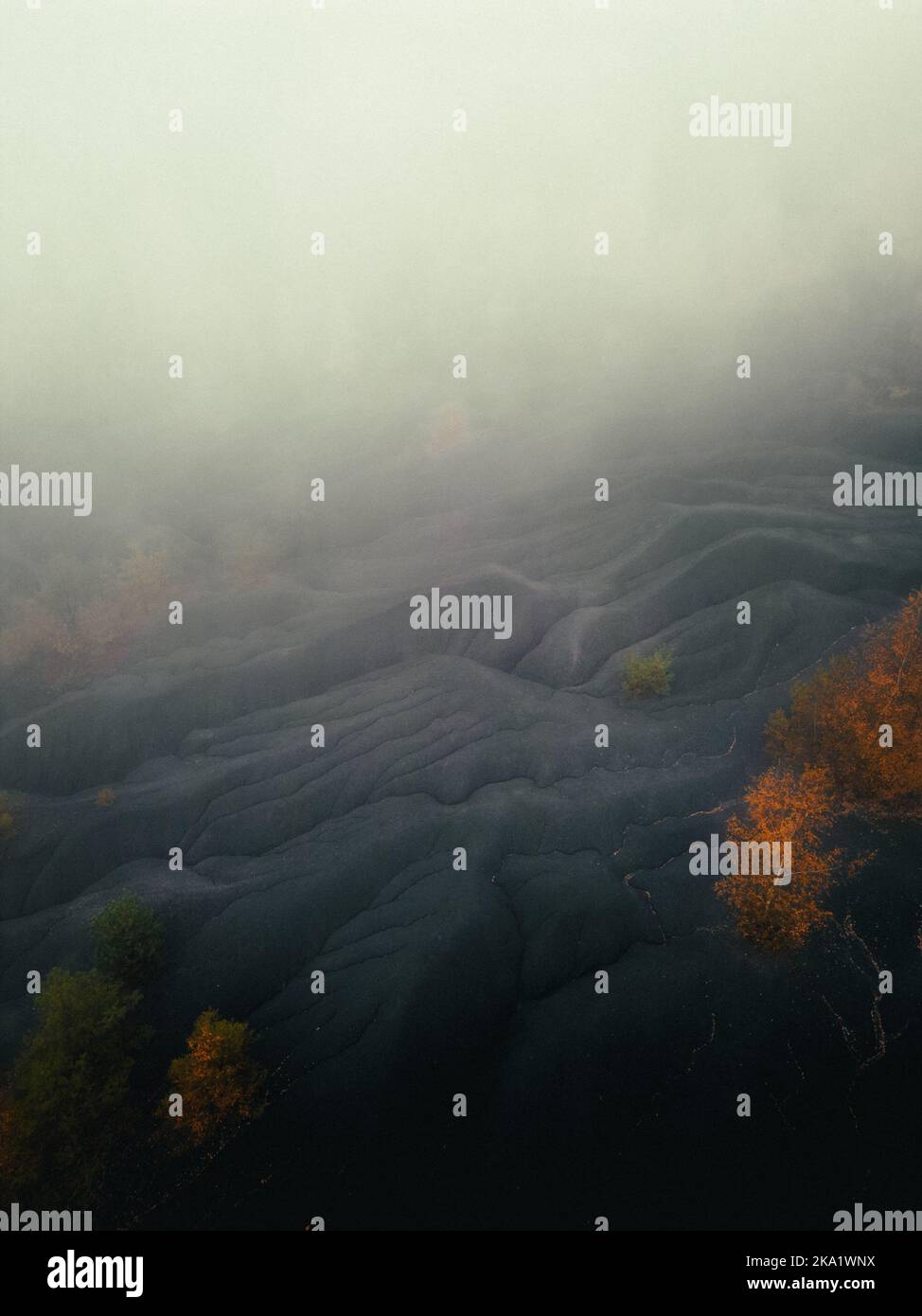 Aerial photo of moon landscape Stock Photo - Alamy