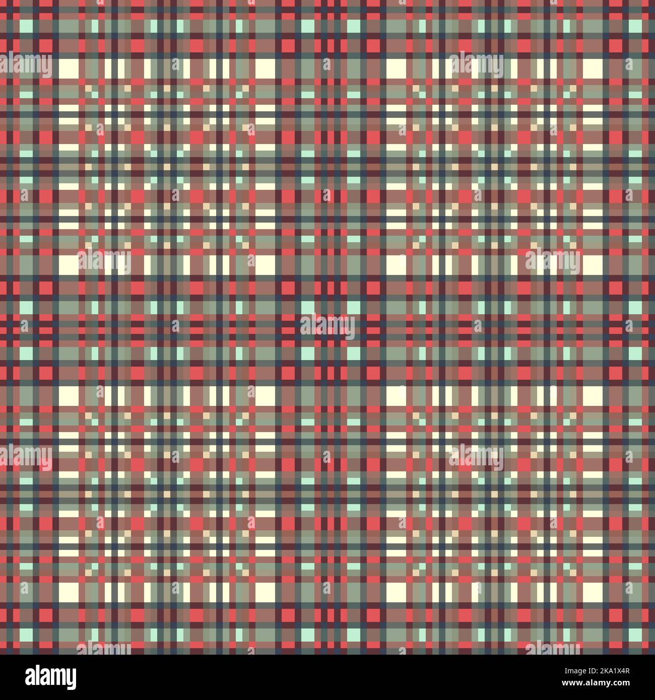 Decorative tartan geometric tiles pattern illustration Stock Vector ...