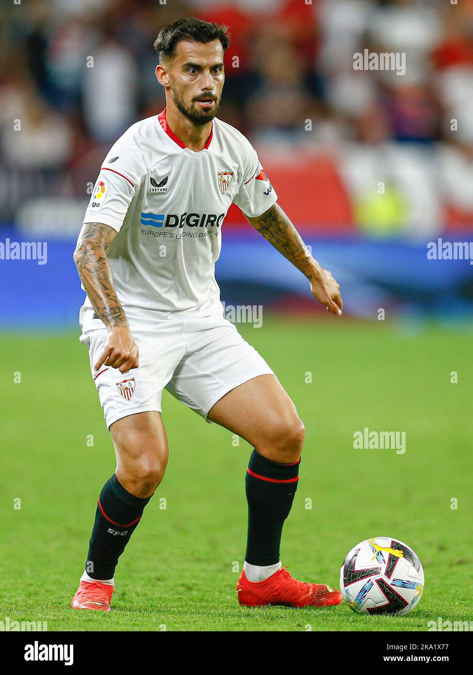 Jesus Joaquin Fernandez Suso of Sevilla FC during the La Liga match between Sevilla FC and Rayo ...