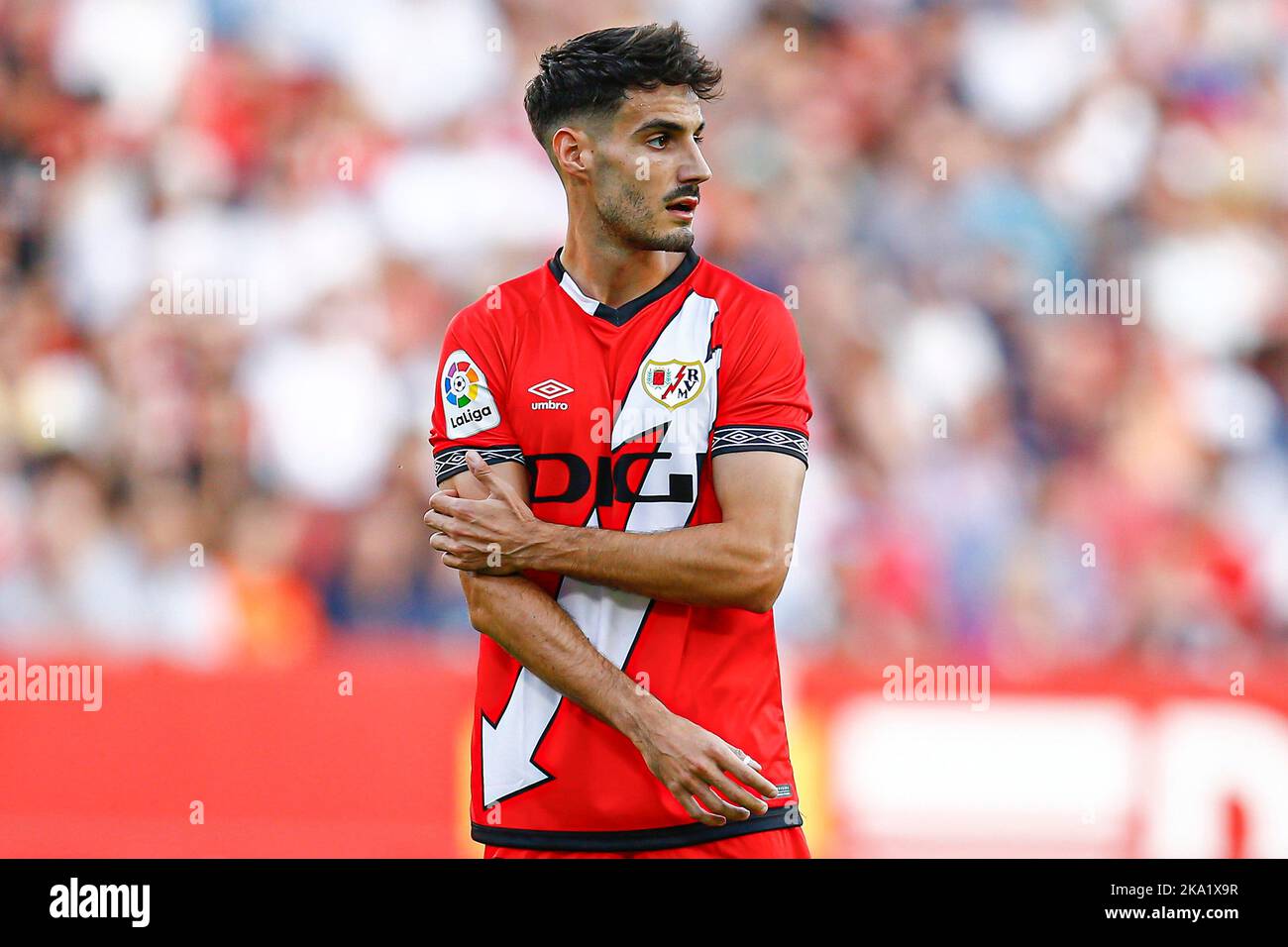 Oscar Valentin of Rayo Vallecano during the La Liga match between ...