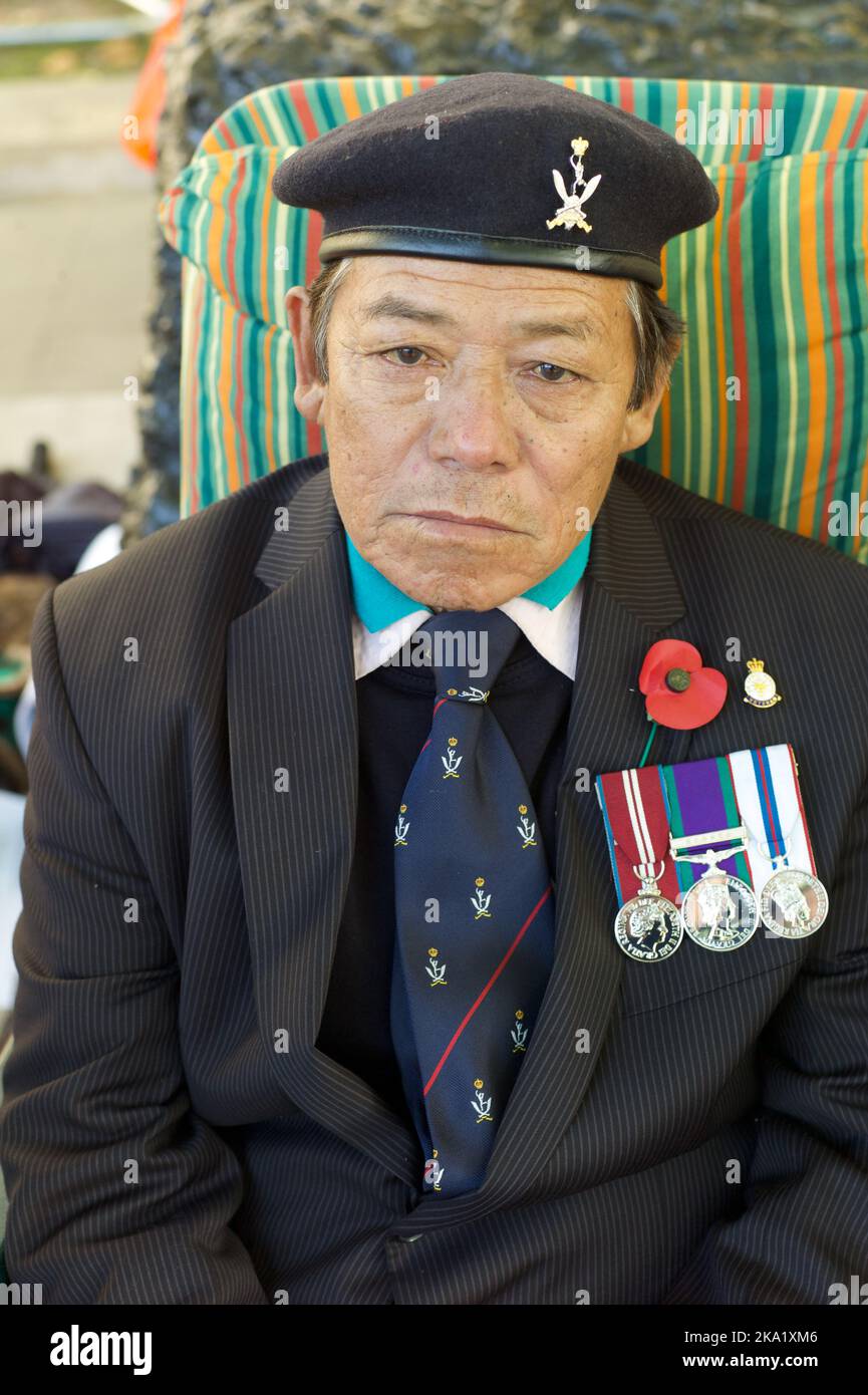 Gurkhas with kukri hi-res stock photography and images - Alamy