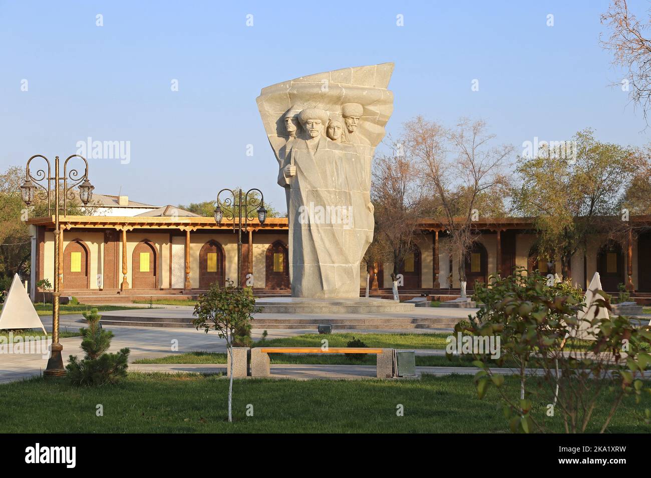 Square of Rememberance and Honour, Amir Timur Street, Dishon Kala ...