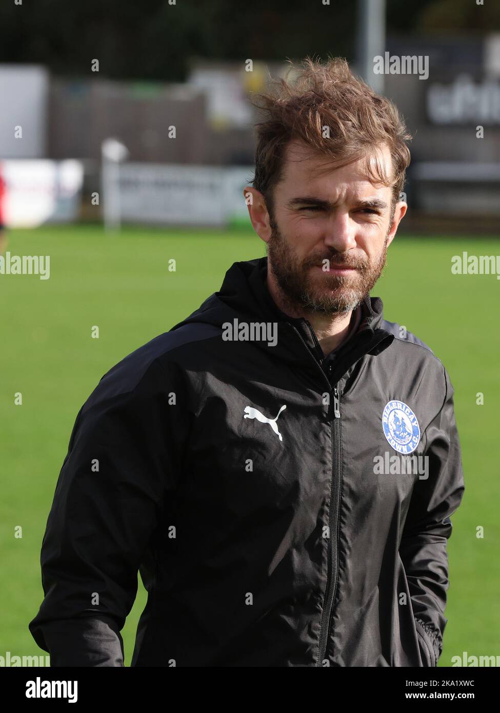 James Gibson manager of Billericay Town Women during The FA Women's ...