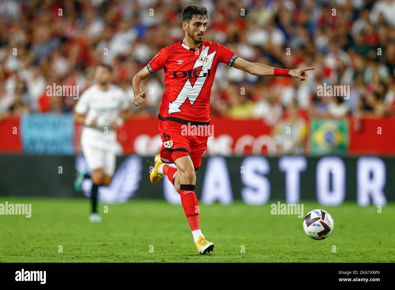 Alejandro Catena of Rayo Vallecano during the La Liga match between ...