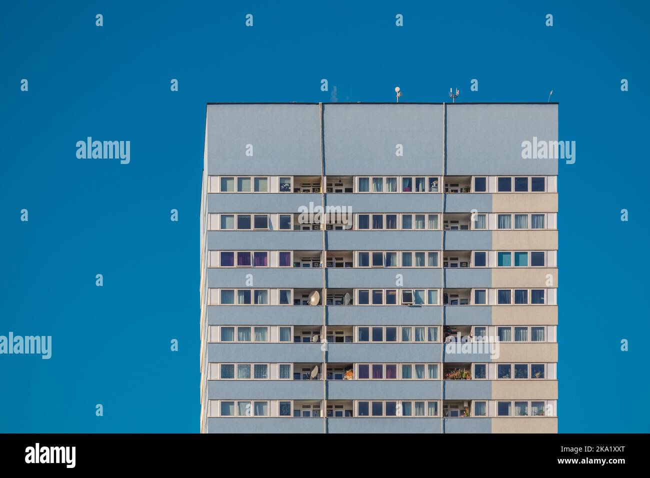 Council housing block Abbey Estate in Camden, London, UK Stock Photo ...