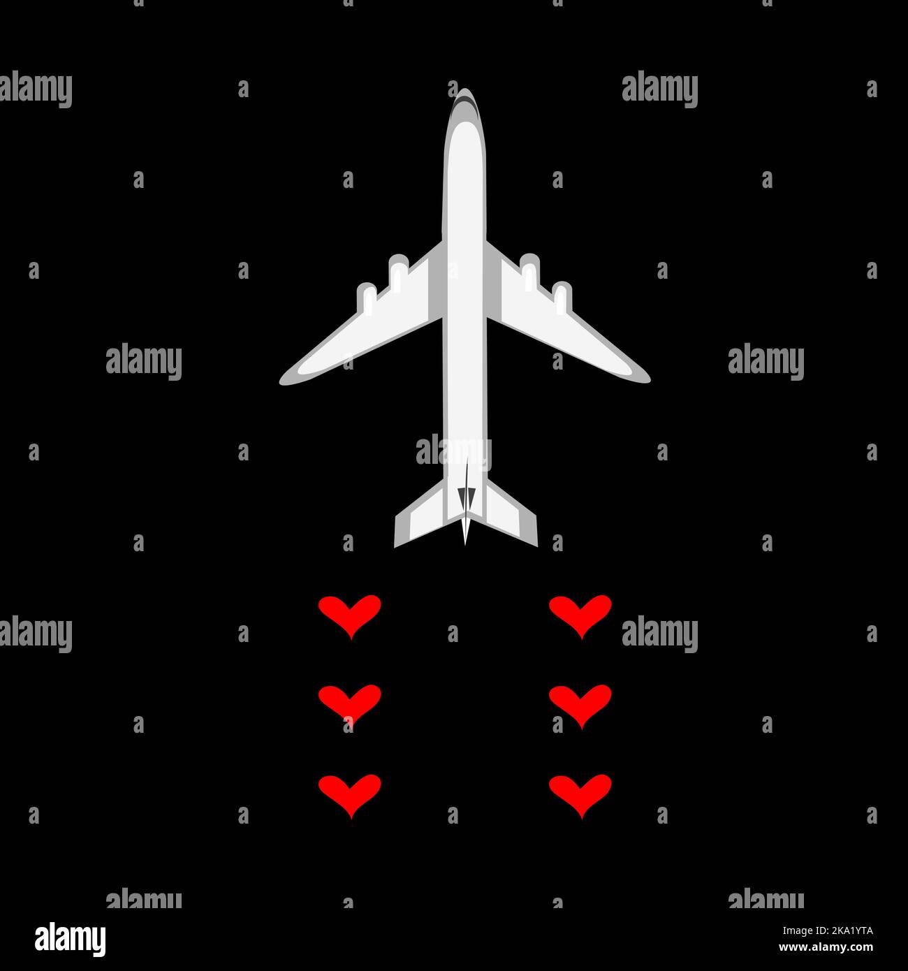 Plane dropping bombs Stock Vector Images - Alamy