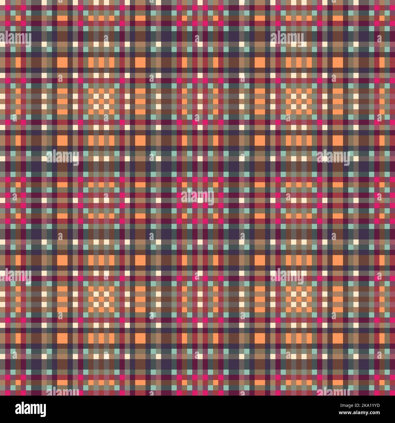 Decorative tartan geometric tiles pattern illustration Stock Vector ...