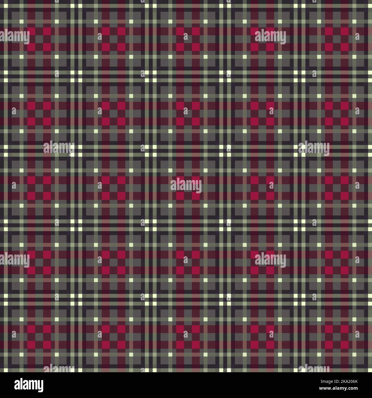 Decorative tartan geometric tiles pattern illustration Stock Vector ...