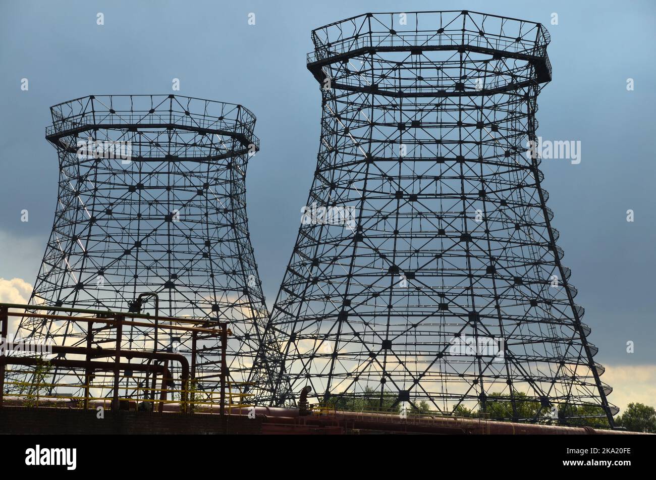 The closed blast furnace in Zollverein, Germany. This site is today ...
