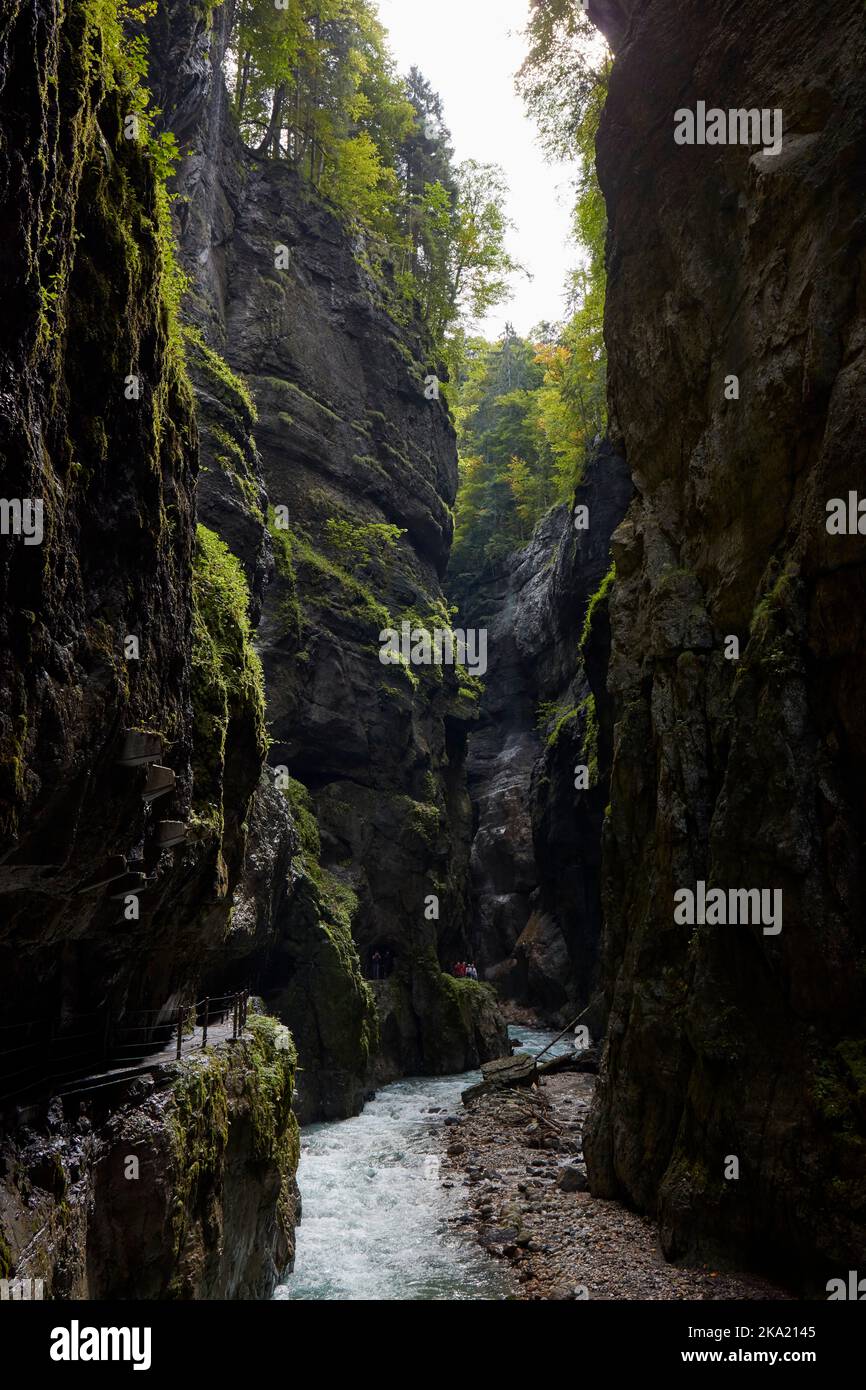 Partnachklamm partnach gorge garmisch partenkirchen bavaria hi-res ...