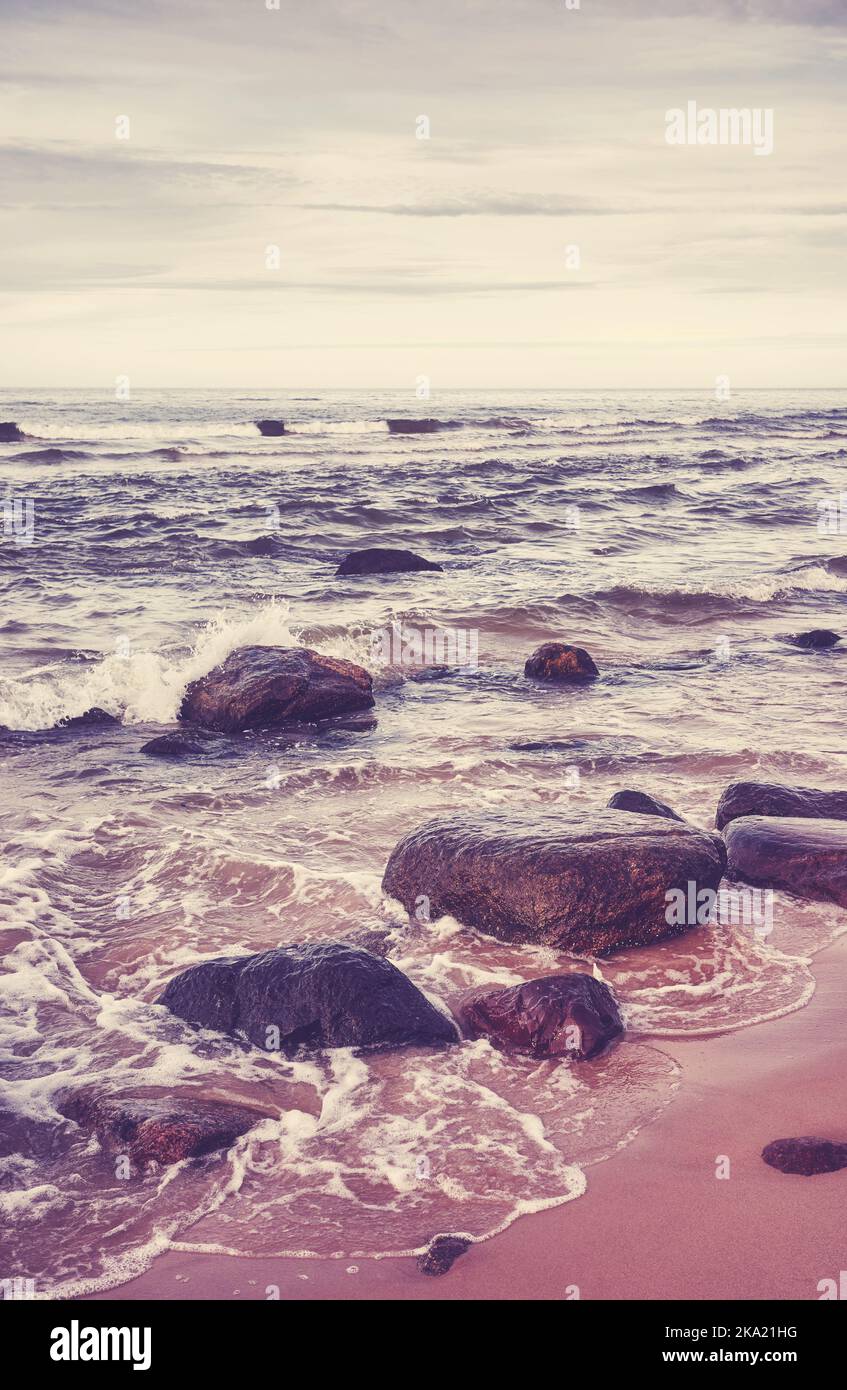 Beautiful beach sand rocks hi-res stock photography and images - Alamy