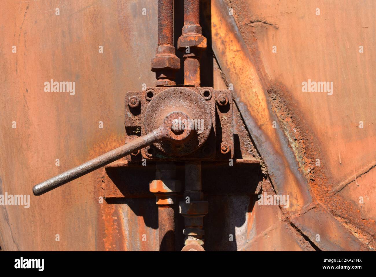 The closed blast furnace in Völklinger, Germany. This site is today ...